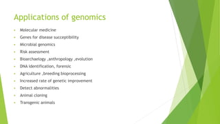 Applications of proteomic sciences | PPTX
