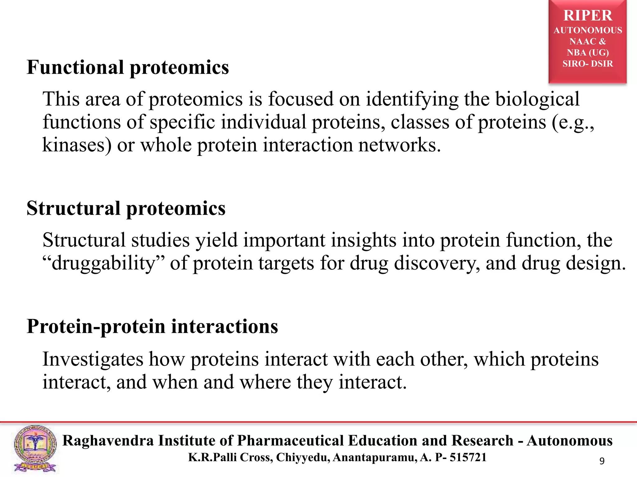 Applications of Proteomics Science | PPTX | Pharmaceutical Industry ...