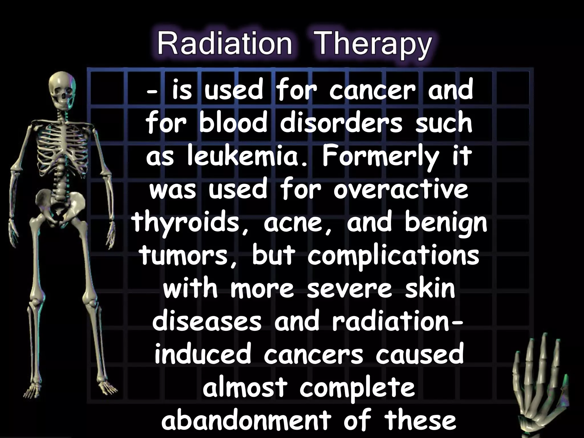 Applications Of Radiations | PPT