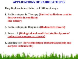 Applications of radiopharmaceuticals | PPTX