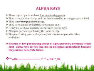 Applications of radiopharmaceuticals | PPTX