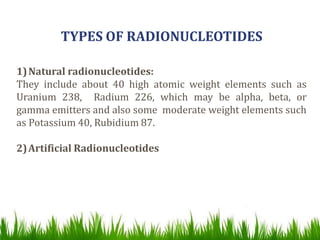 Applications of radiopharmaceuticals | PPTX