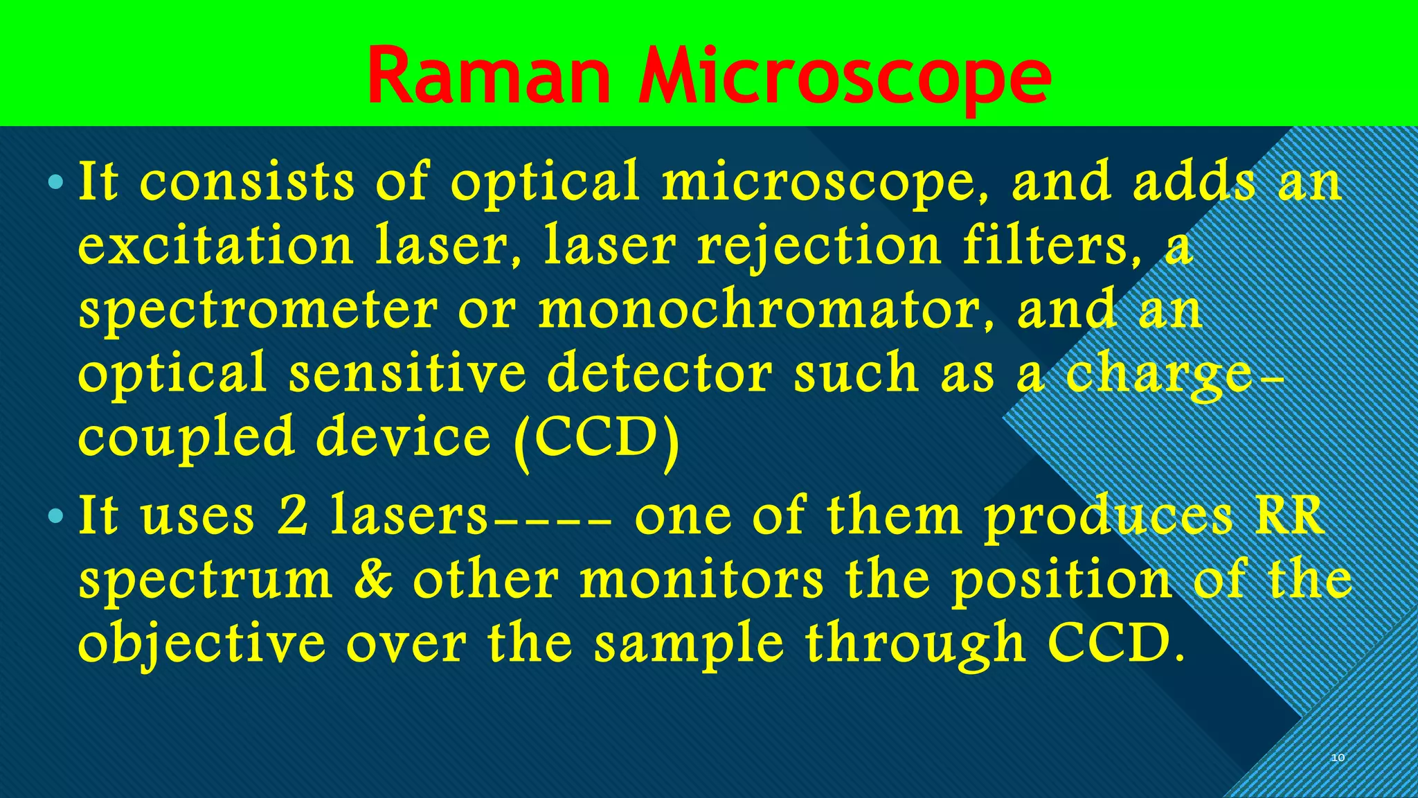 Applications of raman spectroscopy | PPTX