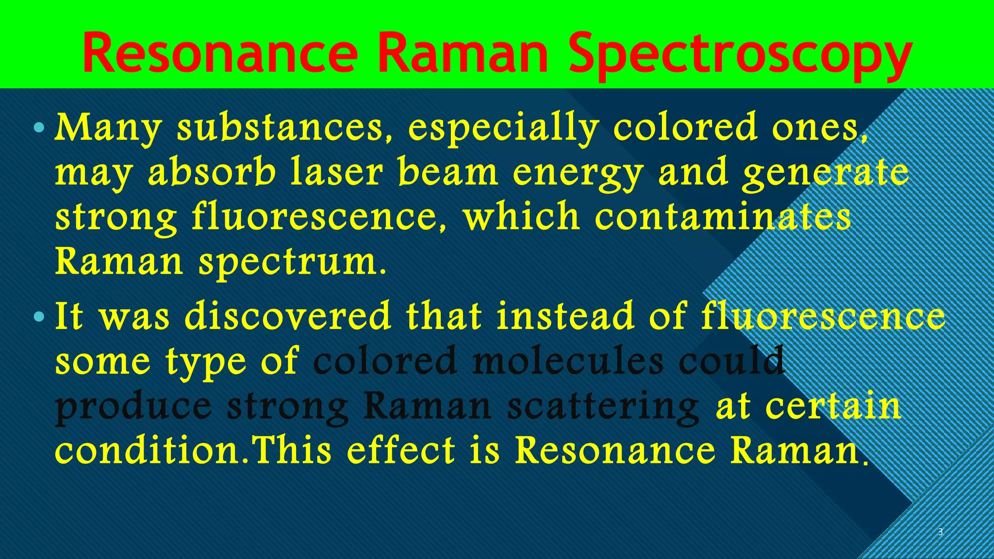 Applications of raman spectroscopy | PPTX