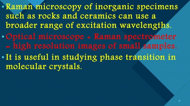 Applications of raman spectroscopy | PPT