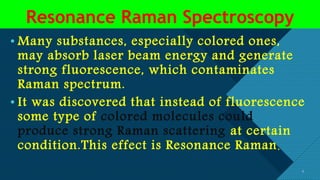 Applications of raman spectroscopy | PPTX