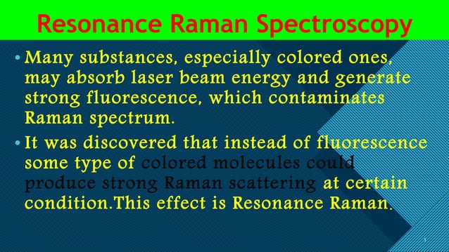 Applications of raman spectroscopy | PPT