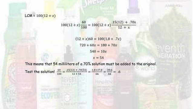 Applications of rational equations powerpoint | PPT