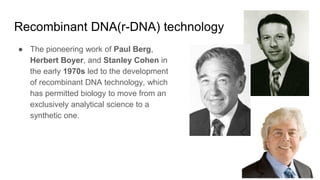 Applications of Recombinant DNA Technology | PDF