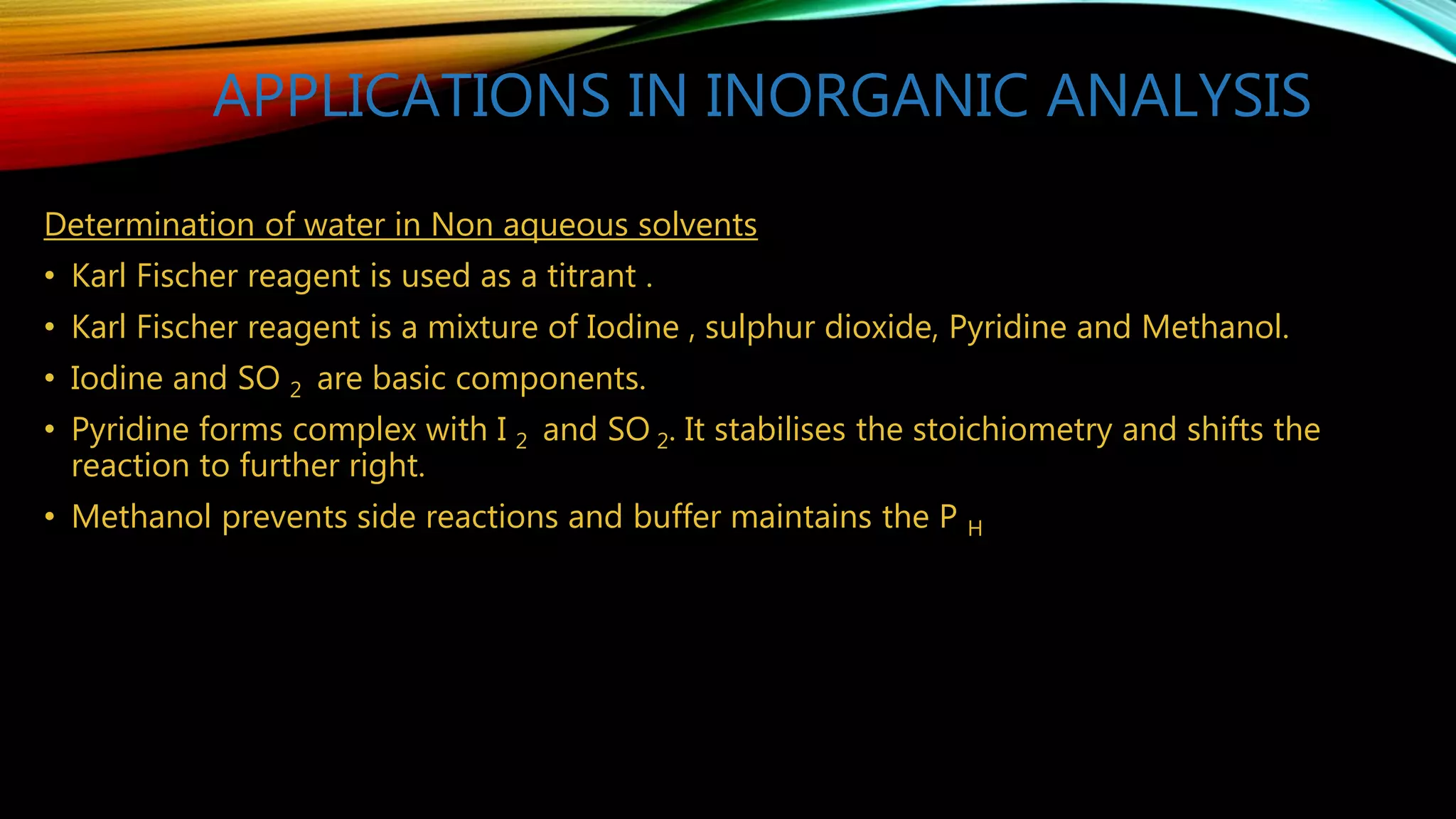 Applications of Redox Titrations - Reon Sylvester | PPT