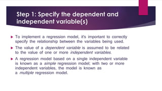 Applications of regression analysis - Measurement of validity of ...