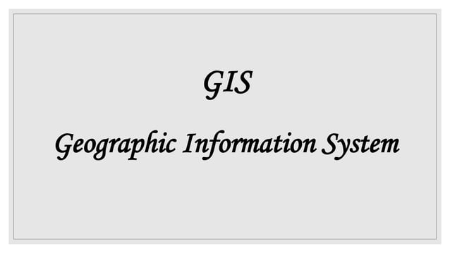 Applications Of Remote Sensing And Gis Pptx Geography Science