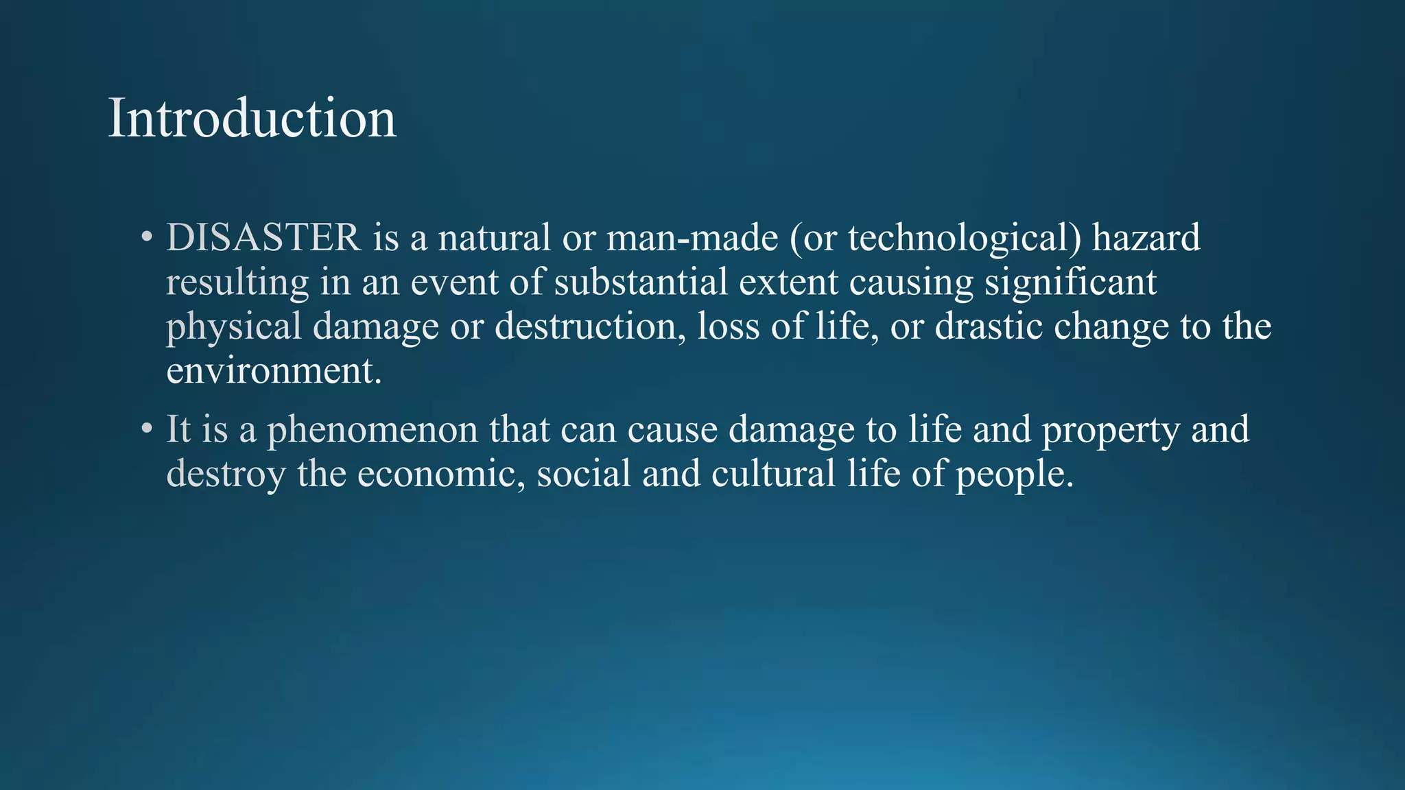 Applications of remote sensing in disaster management | PPTX | Science