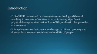 Applications of remote sensing in disaster management | PPTX