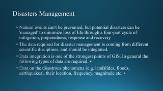 Applications of remote sensing in disaster management | PPTX