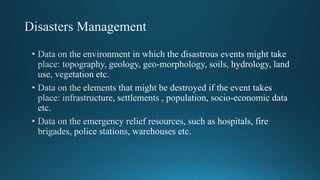 Applications of remote sensing in disaster management | PPTX