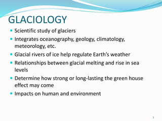 Applications of remote sensing in glaciology | PPTX