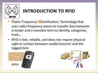Applications of rfid | PPTX
