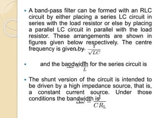 Applications of RLC Circuits | PPTX