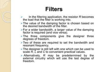 Applications of RLC Circuits | PPTX