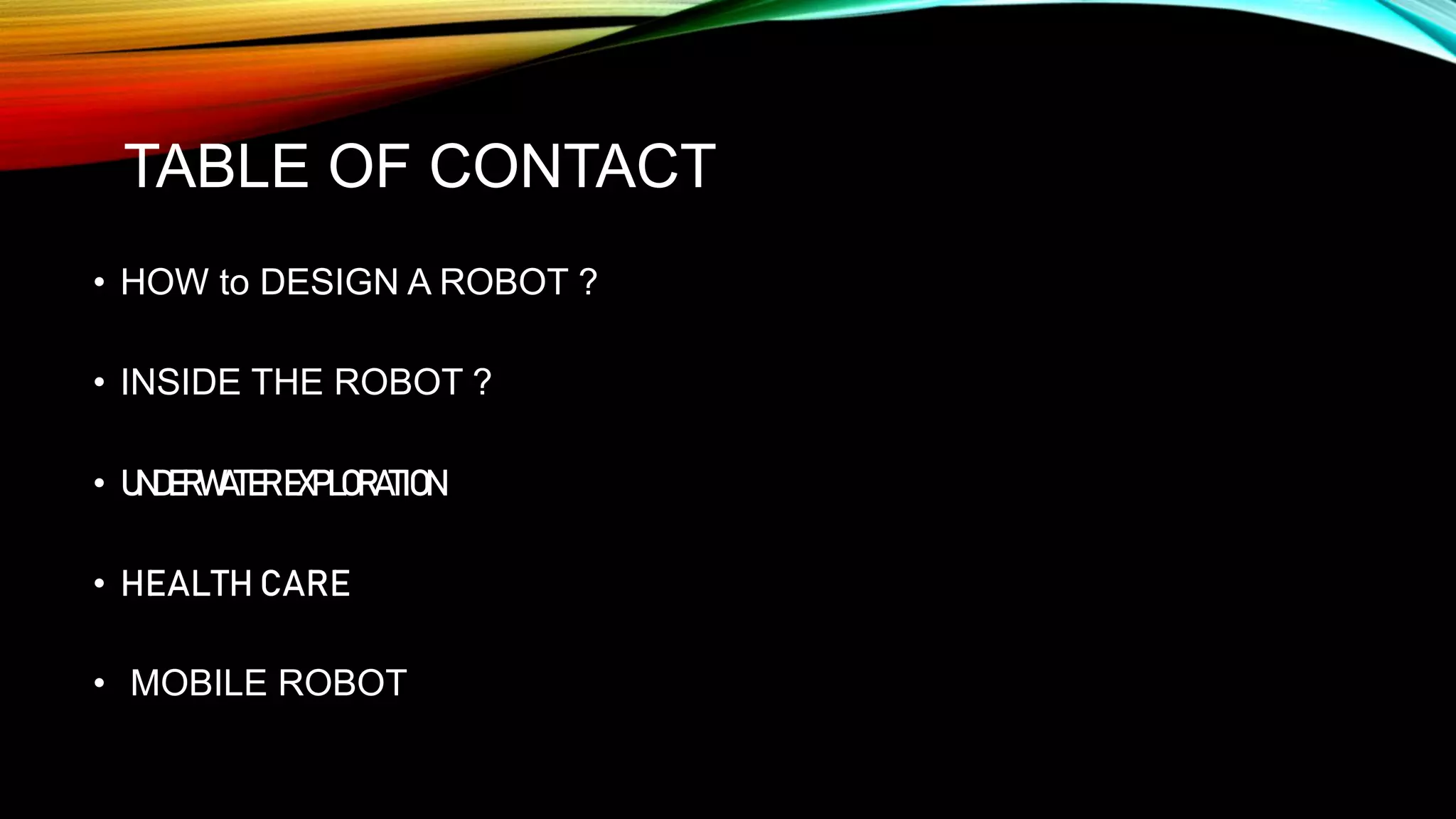 Applications Of Robotics 6 2pptx Robotics Technology And Computing