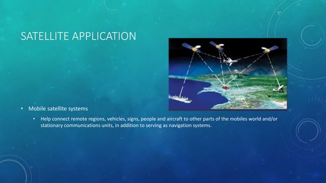 Applications of Satellite communication.pptx