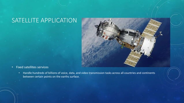 Applications of Satellite communication.pptx