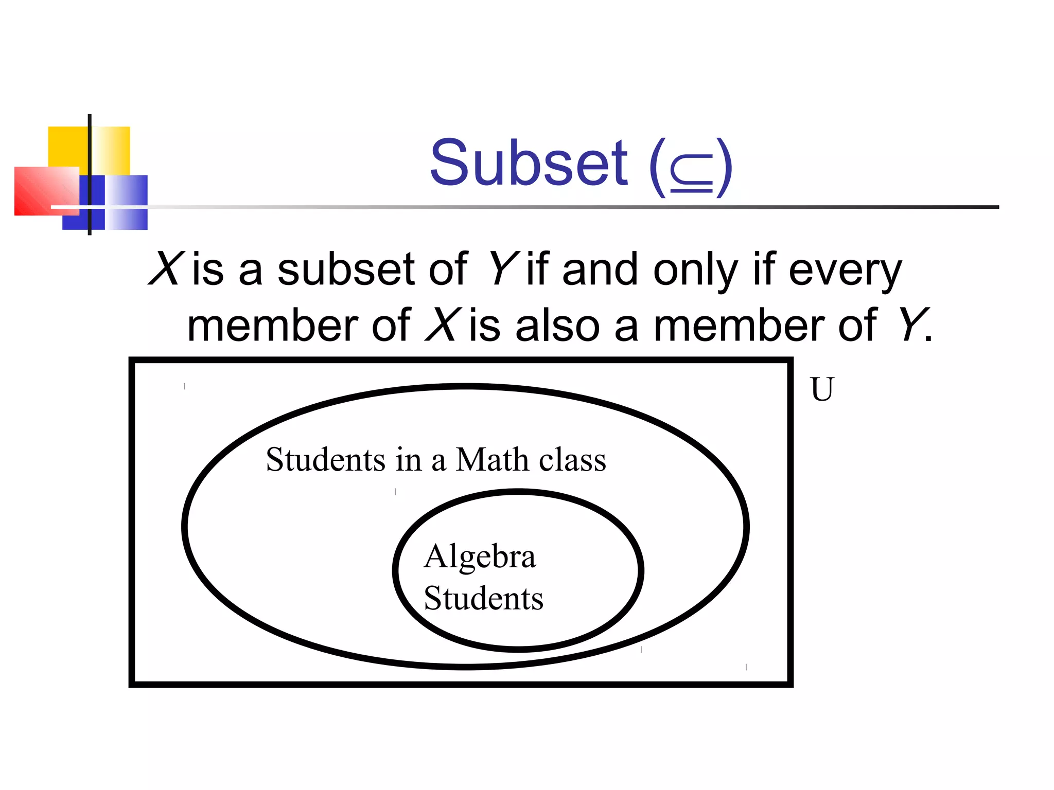 Applications of set theory | PPT