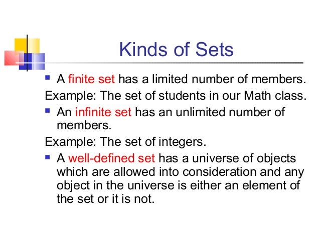 Applications of set theory