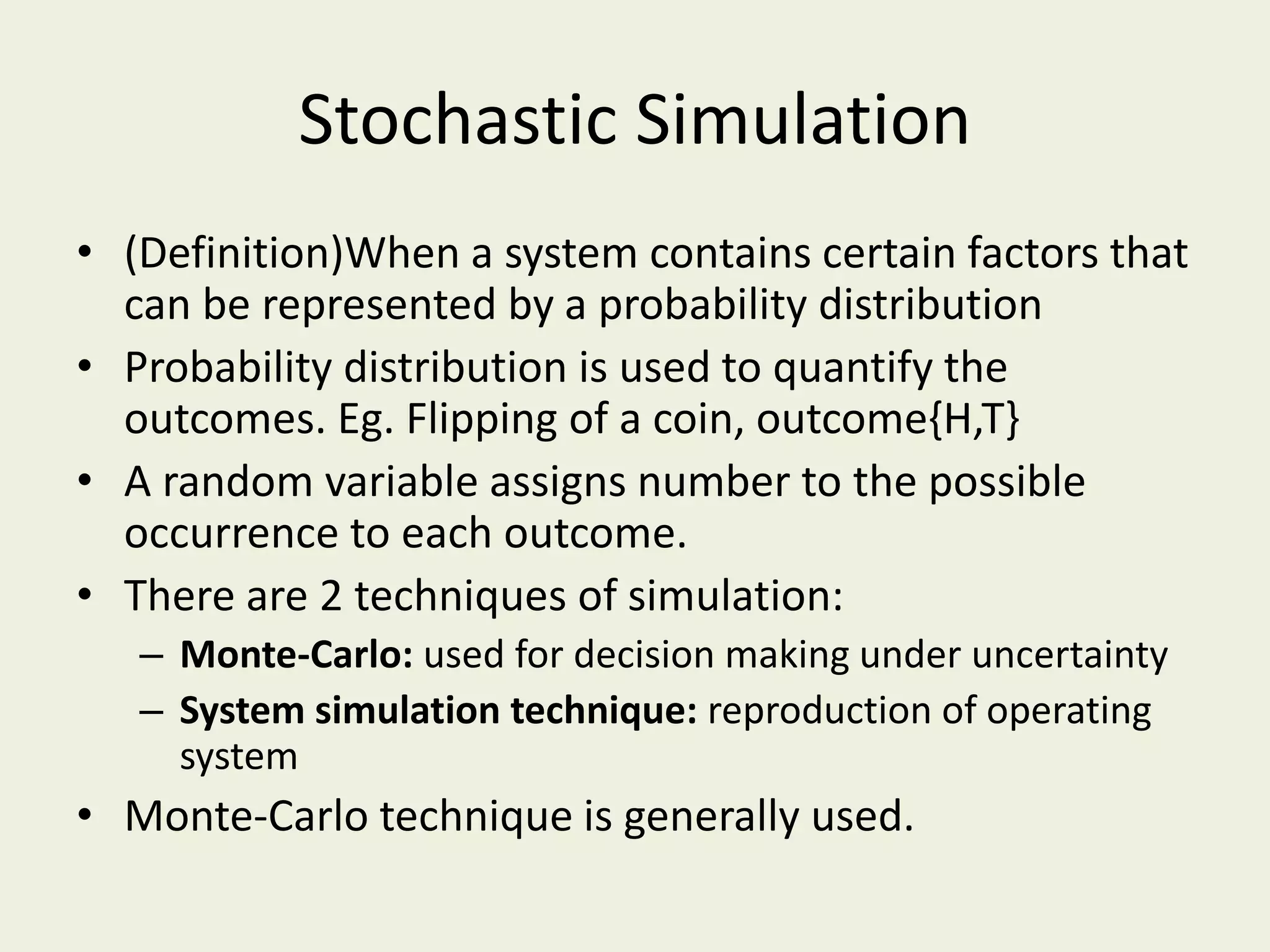 Applications of simulation in Business with Example | PPTX