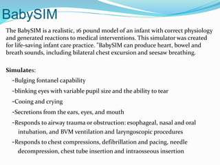 Applications of simulation in hospital | PPTX