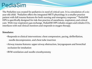 Applications of simulation in hospital | PPTX