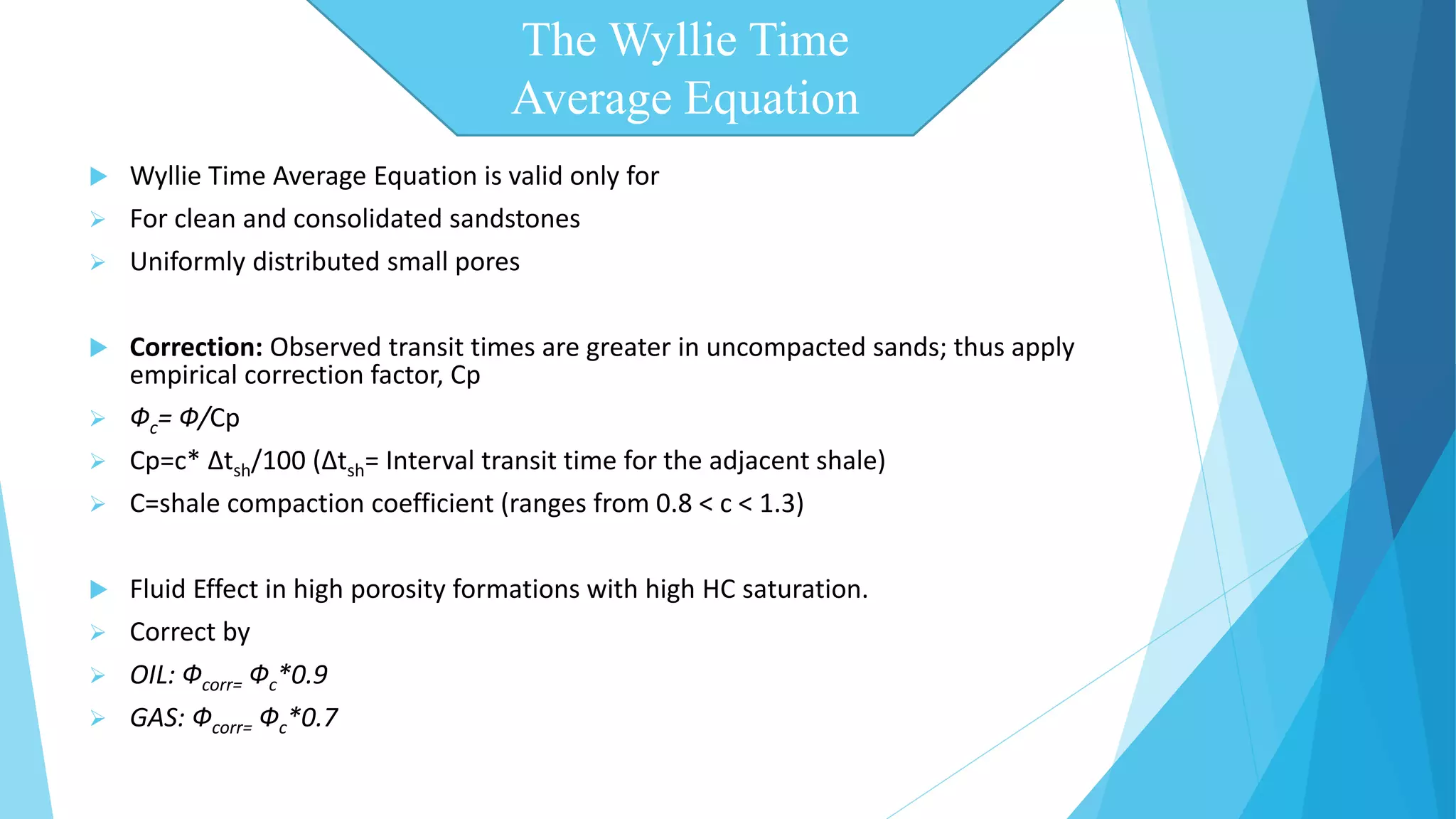 Sonic log and its applications | PPTX