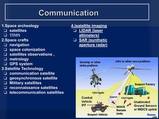 Applications of space technology | PPTX