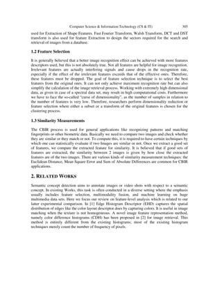 Applications of spatial features in cbir a survey | PDF