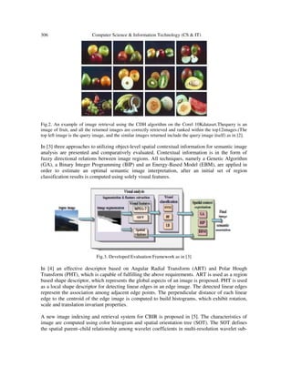 Applications of spatial features in cbir a survey | PDF