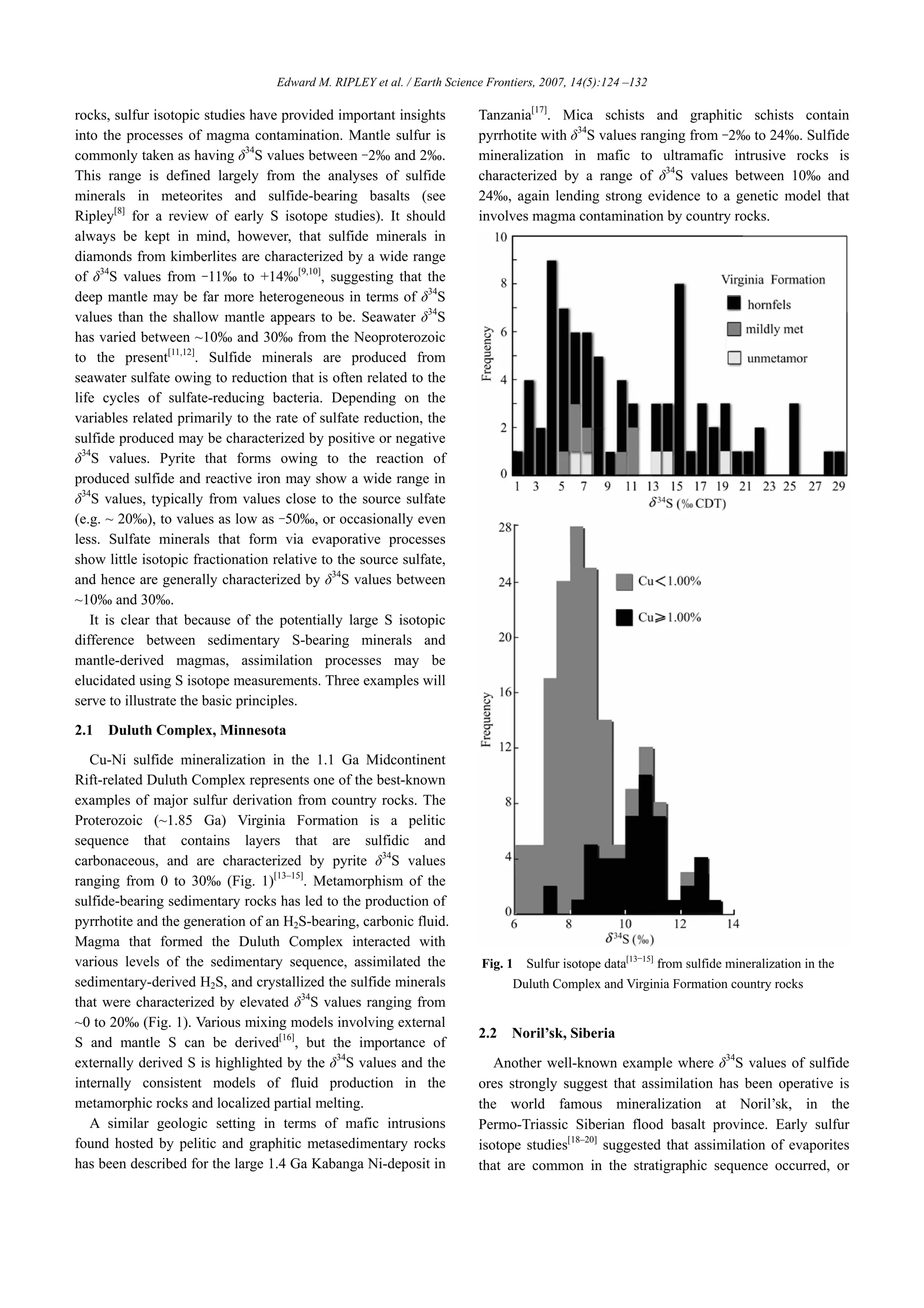 Applications of stable and radiogenic isotopes to magmatic cu ni-pge ...