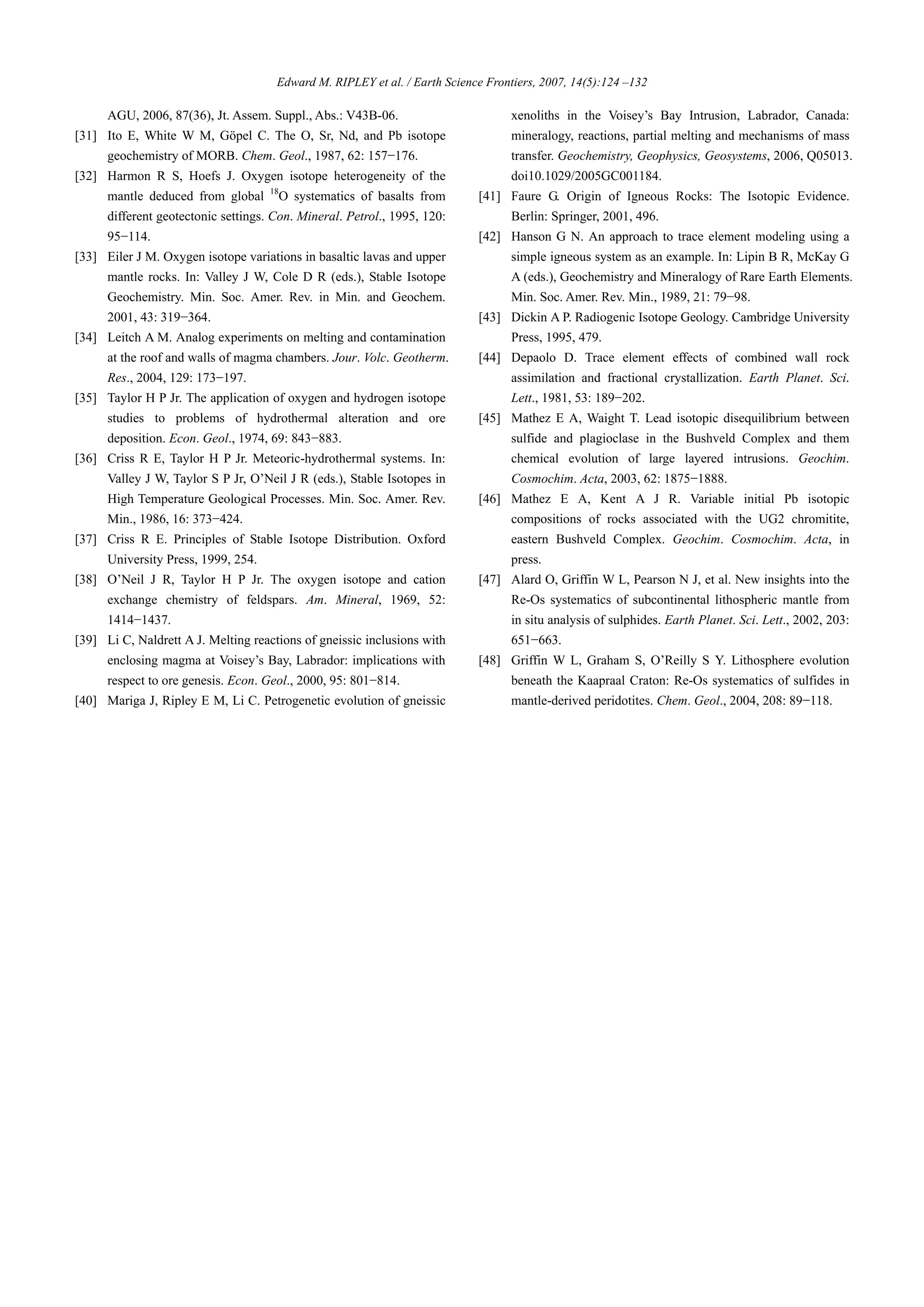 Applications of stable and radiogenic isotopes to magmatic cu ni-pge ...