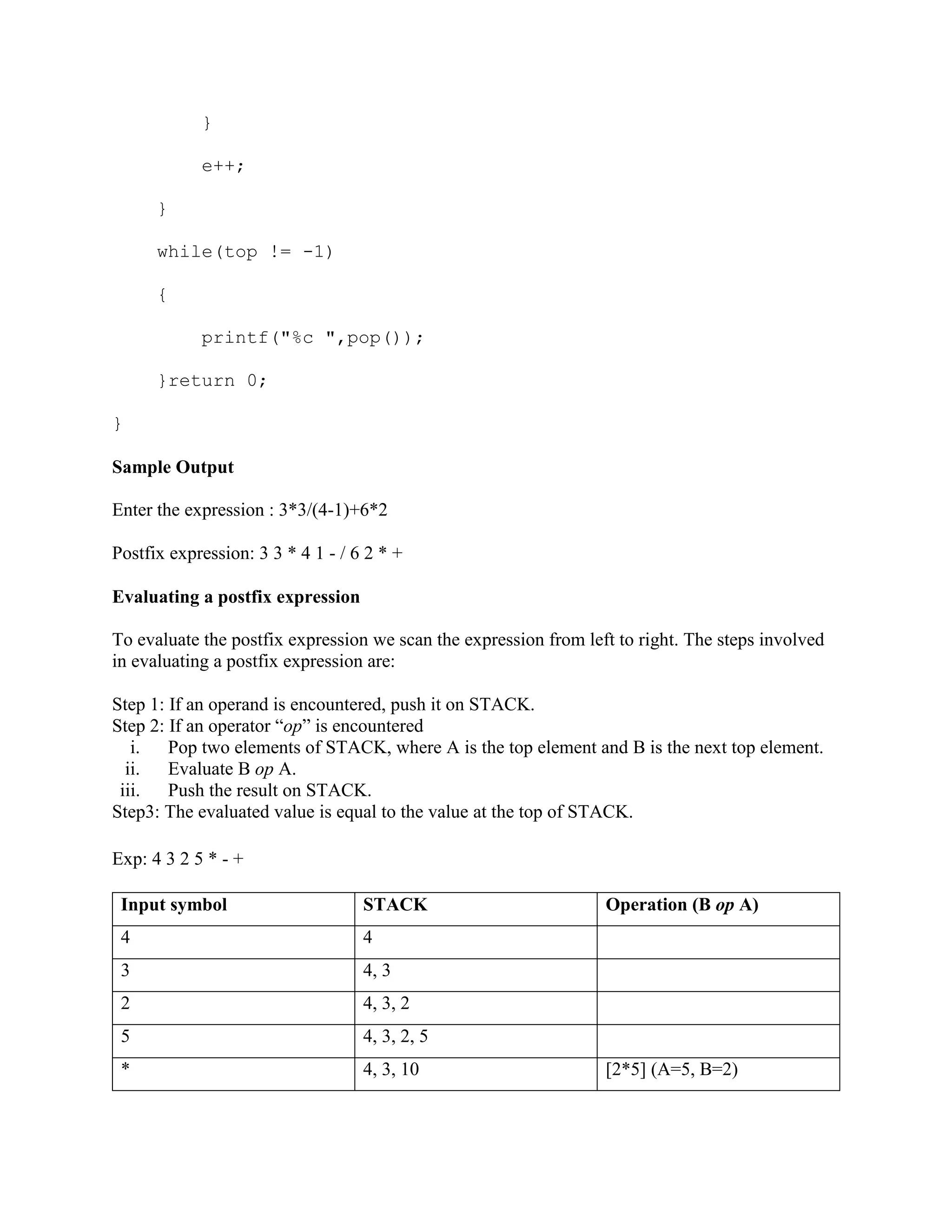 Applications of stack | PDF