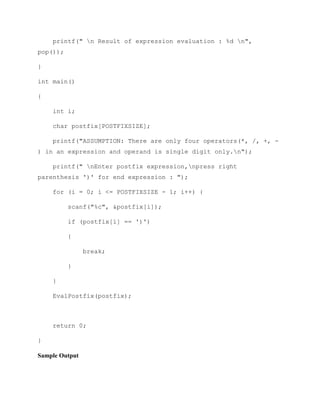 Applications of stack | PDF