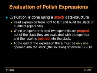 Applications of Stack | PDF