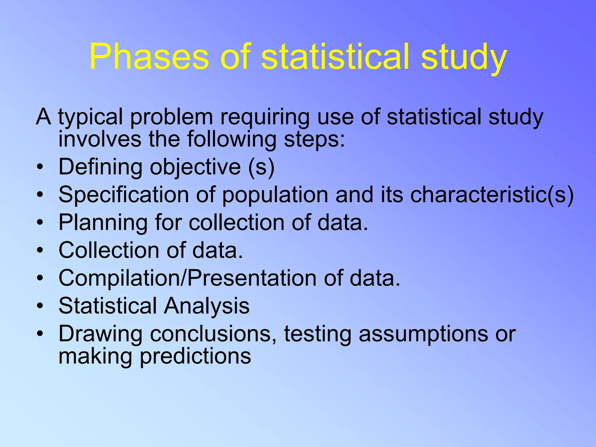 Applications of statistics | PPTX