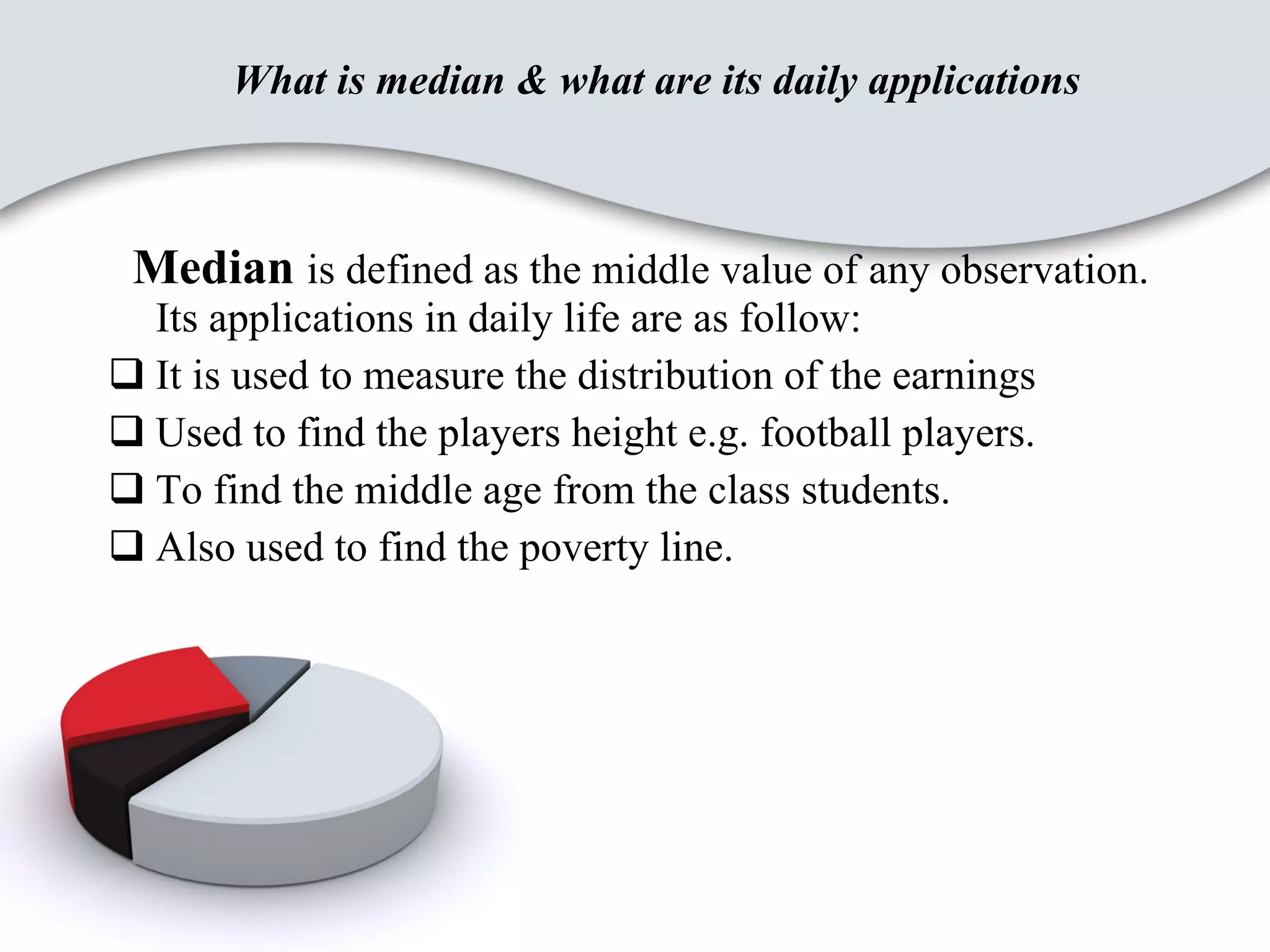 Applications of statistics in daily life | PPT