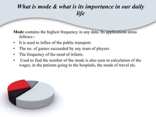 Applications of statistics in daily life | PPT