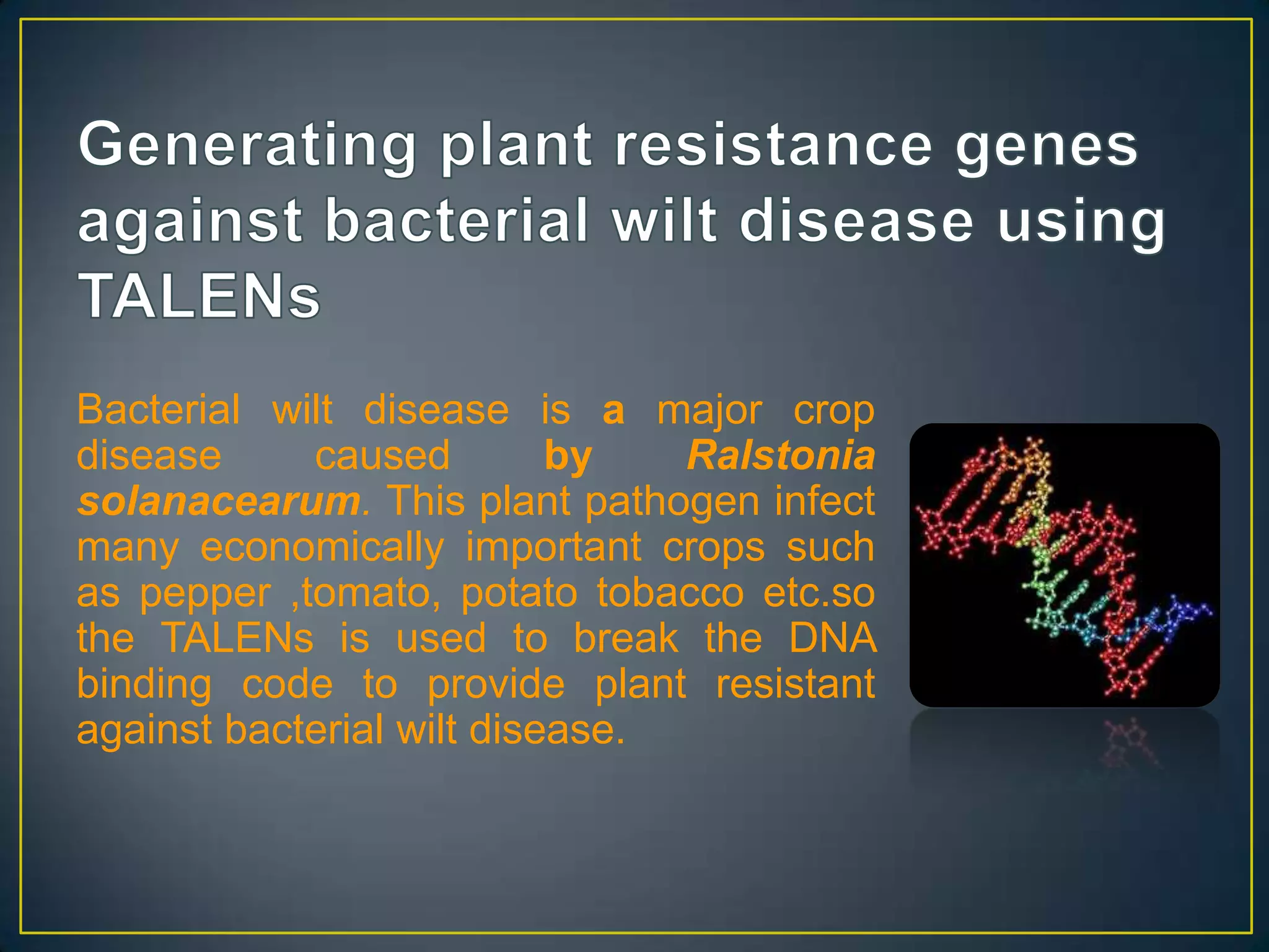 Applications of talens | PPT