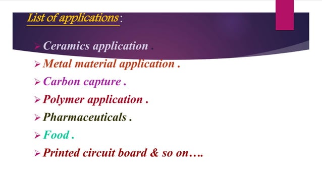 Applications of tga | PPTX
