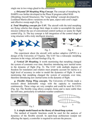Applications Of The Flexible Wing Concept At Small Unmanned Aerial ...