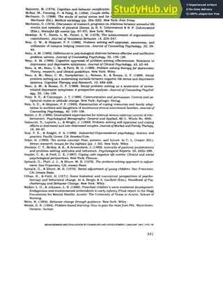 Applications Of The Problem Solving Inventory | PDF