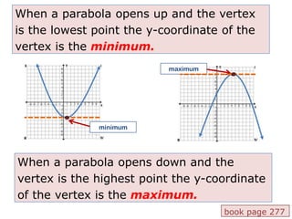 Applications of the vertex formula edit | PPT