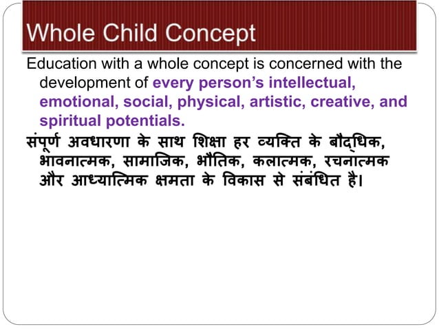 Applications of the whole child concept | PPTX | Children\'s Health ...